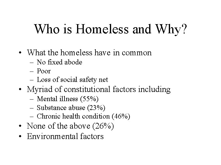 A History of Homelessness in America Homelessness 101