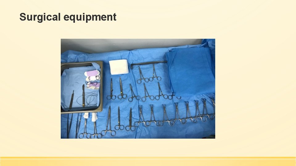 Pre operative procedure For exploratory laparotomy in Rebecca