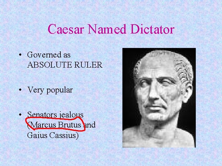 JULIUS CAESAR TAKES CONTROL The Republic Collapses Rich