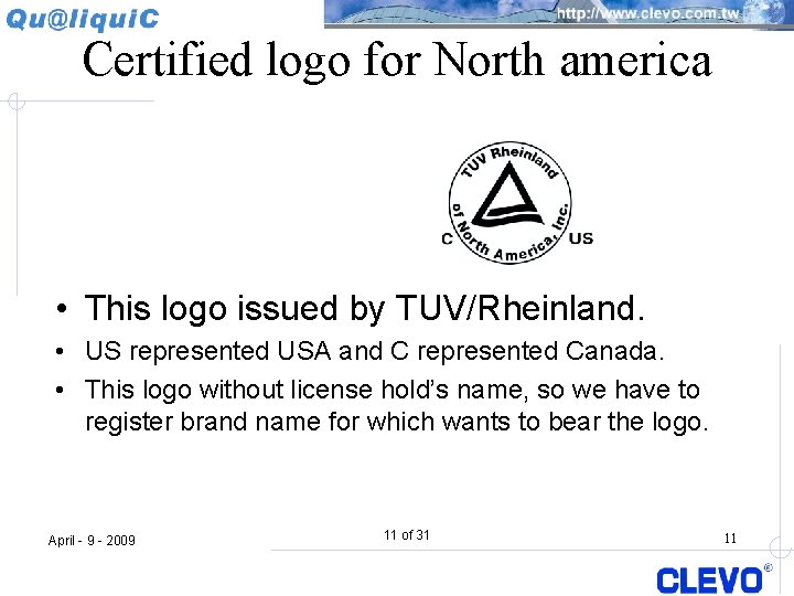 Label control of Safety EMI Guideline Presented by