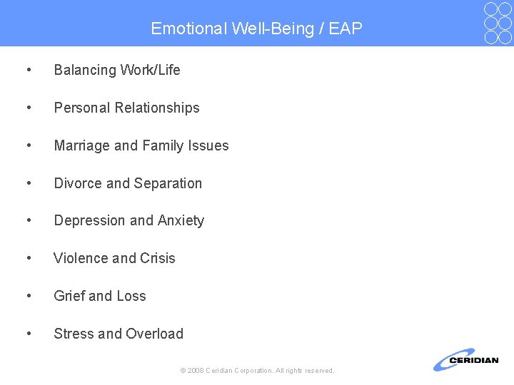 Life Balance Employee Assistance Program Managers Program Orientation