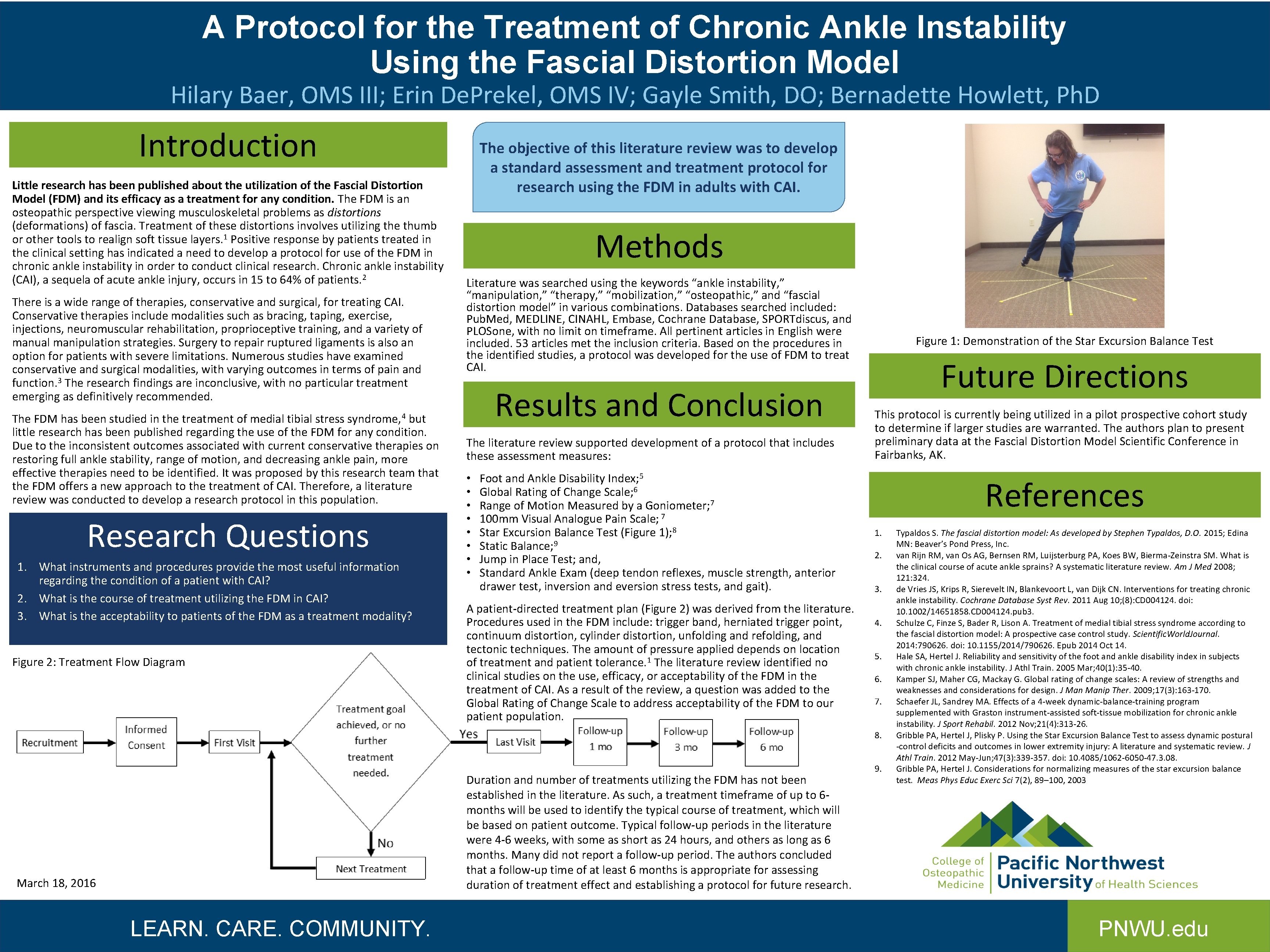 A Protocol for the Treatment of Chronic Ankle