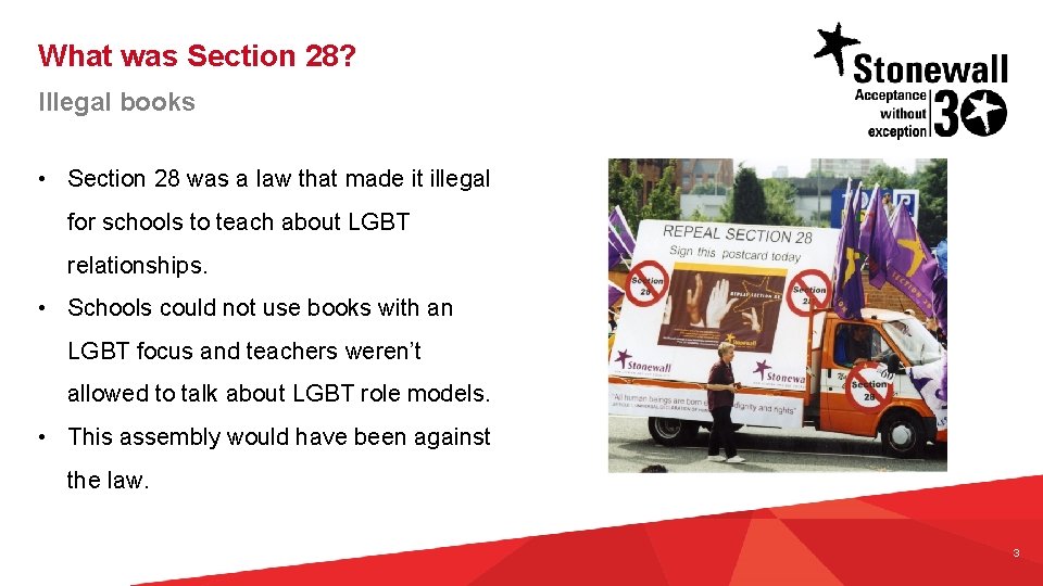 30 years of Stonewall 30 years of progress