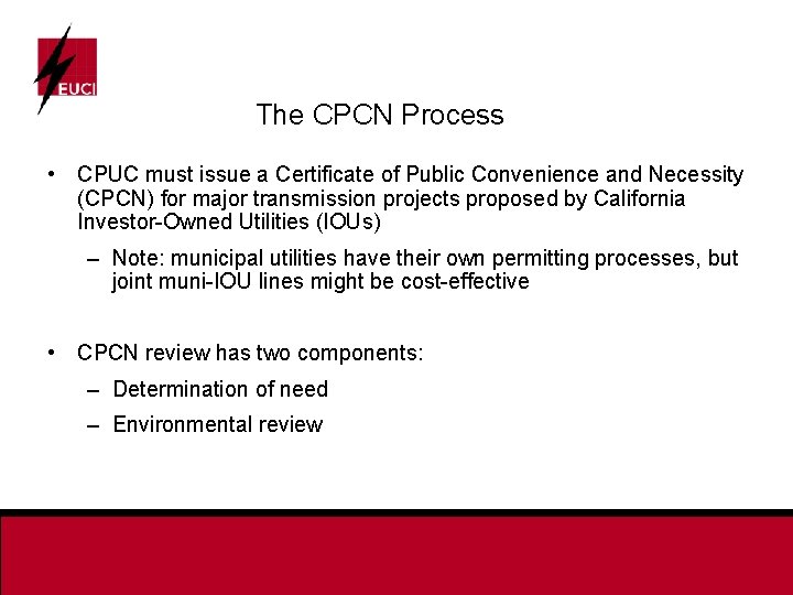 Californias Renewable Energy Transmission Initiative Anne Gillette ...