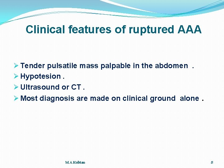 Aneurysm is a dilatation of localized segments of