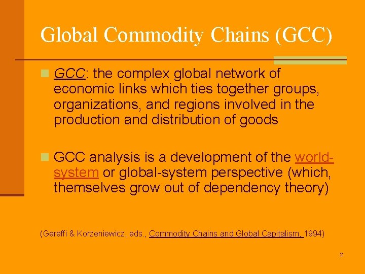 Commodity Chains and Marketing Strategies Nike and the