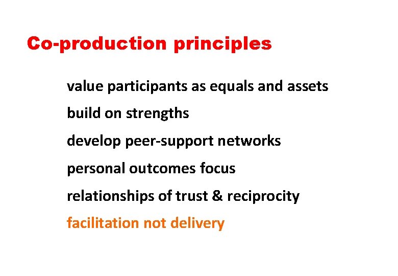Coproduction in health social care what why how
