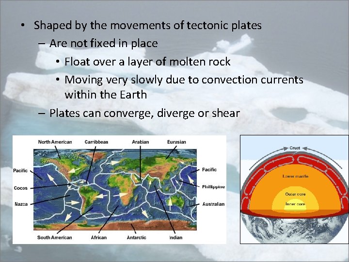 Processes That Shape Ocean Basins Continental Drainage Ocean