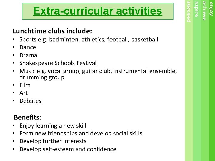 Welcome to Year 7 Safe Settled and Successful