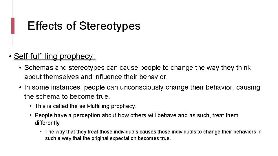 The Individual and the Group Stereotyping and Social