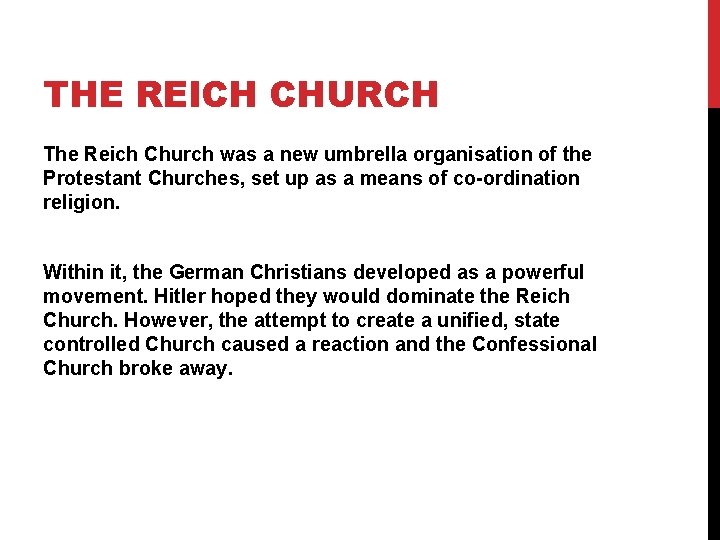NAZISM AND THE CHURCHES WALT HOW SUCCESSFUL WERE