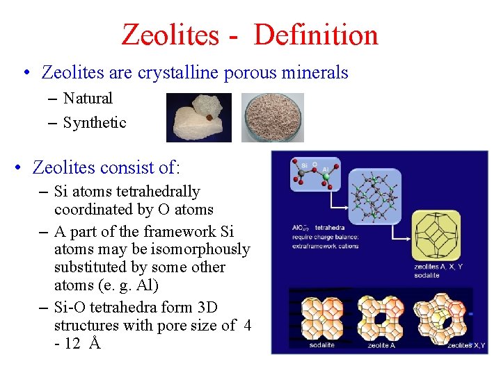 Biomedical Application of Zeolites a Review Lucie Bacakova