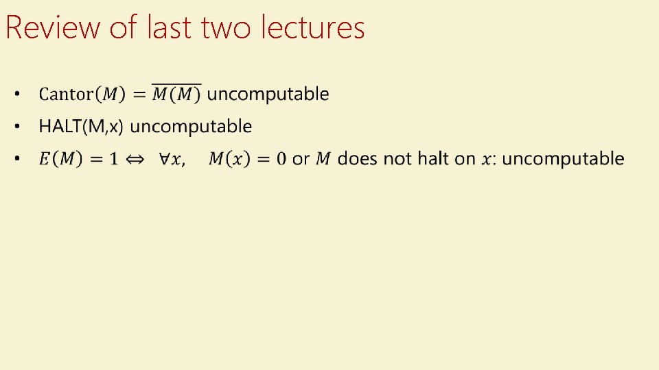 CS 121 Lecture 16 Rices Theorem Adam Hesterberg