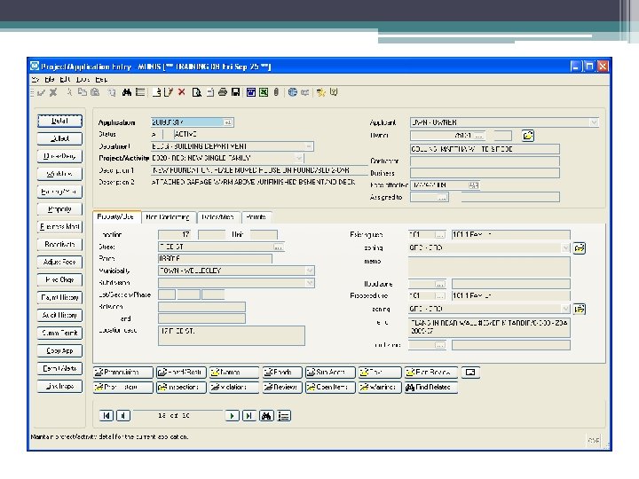 Implementing a Municipal Permit Management System Brian Du