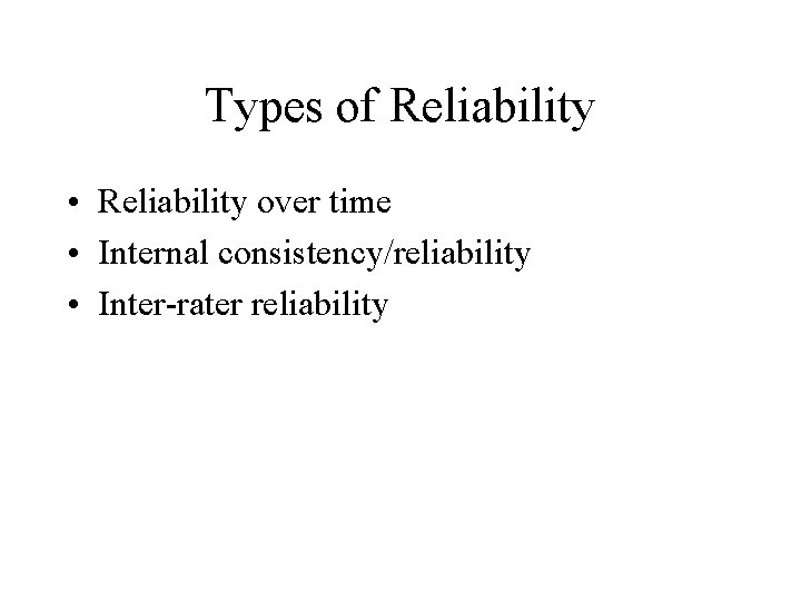 Reliability Consistency Test Scores Error XTE As T