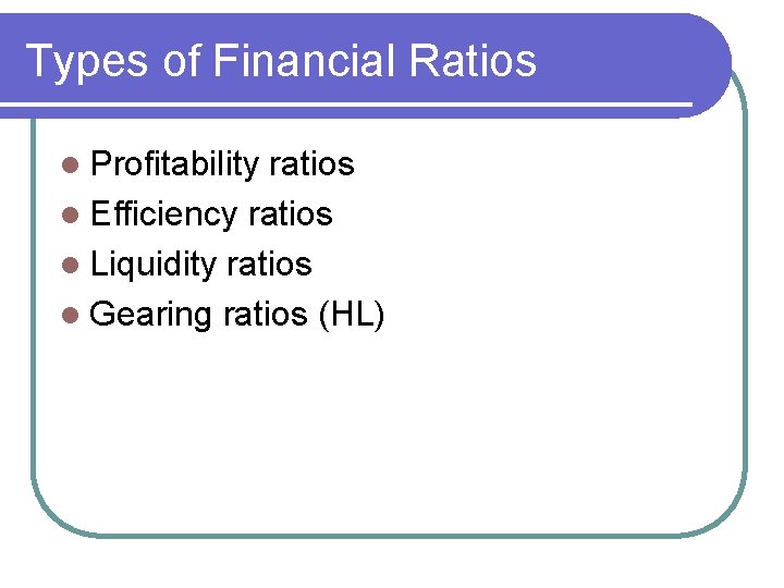 Profitability and Ratio Analysis Unit 3 5 Source