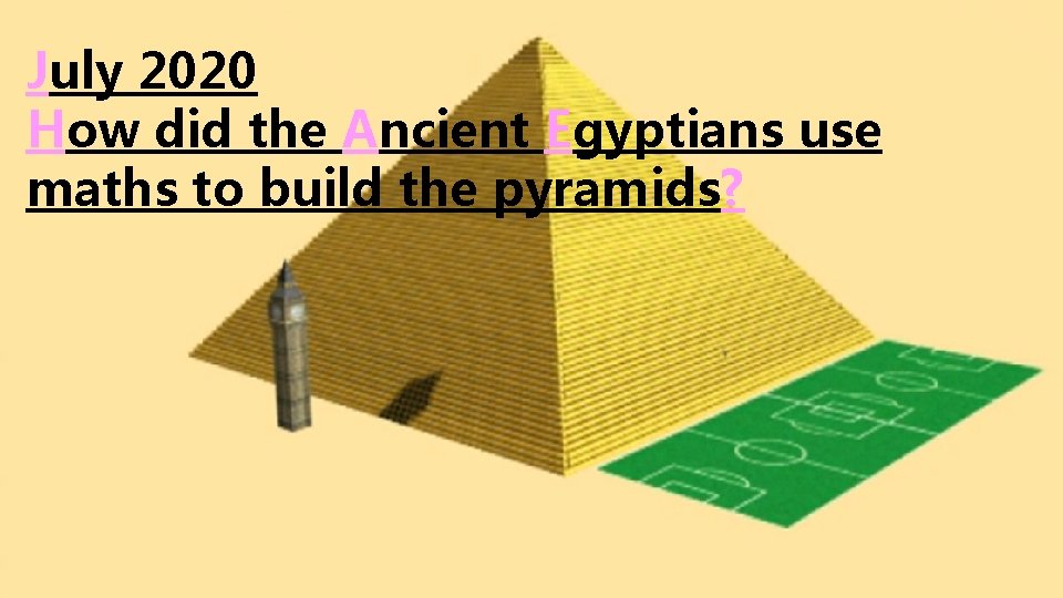 July 2020 How did the Ancient Egyptians use