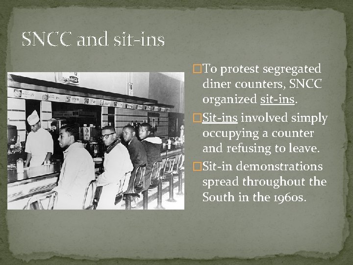 Civil Rights Movement of the 1960 s Standards