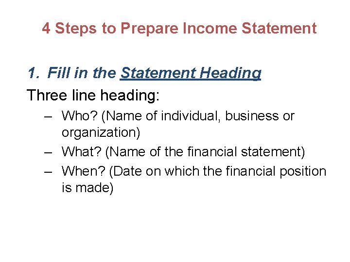 Income Statements Mr Singh Income Statement Financial statement