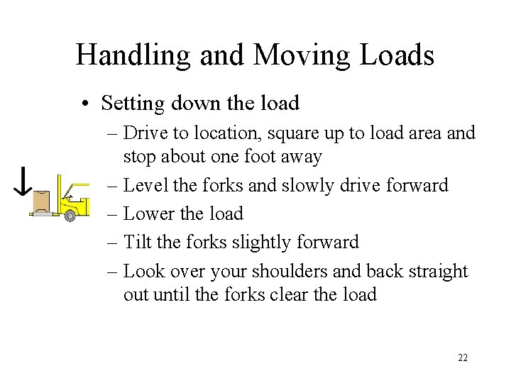Safety Training Presentations FORKLIFT OPERATOR SAFETY TRAINING 2