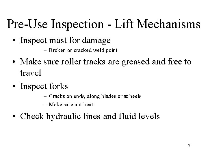 Safety Training Presentations FORKLIFT OPERATOR SAFETY TRAINING 2