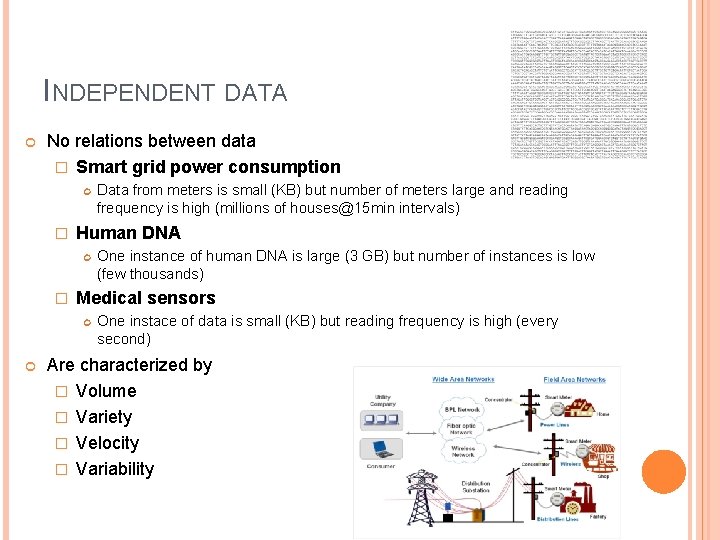 BIG DATA TECHNOLOGIES LECTURE 5 ANALYSIS OF INDEPENDENT