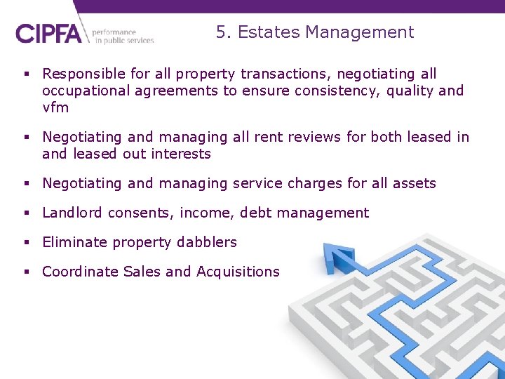 CIPFA Property Developing operating a corporate landlord model