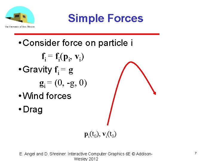 Particle Systems Ed Angel Professor Emeritus of Computer