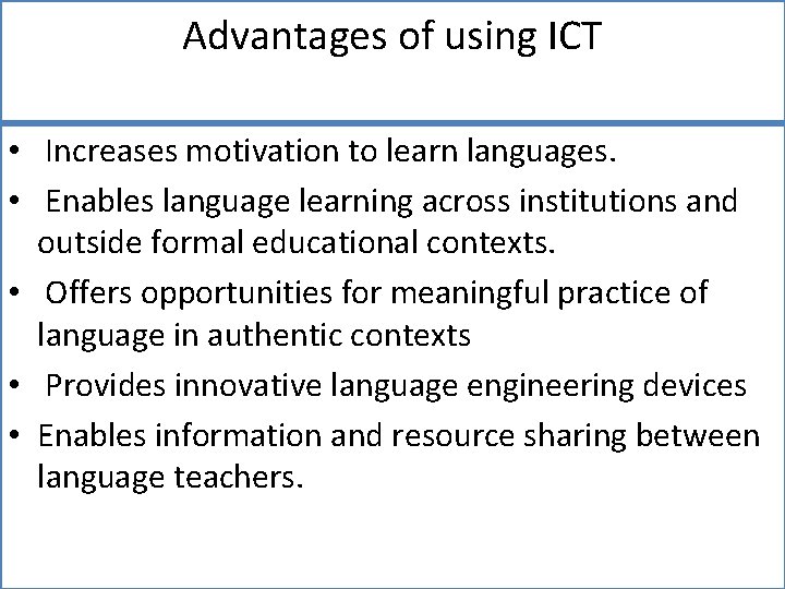 ICT and current practices across the globe INTRODUCTION