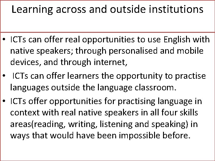 ICT and current practices across the globe INTRODUCTION