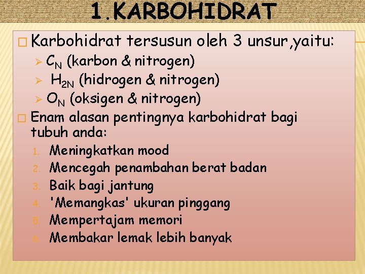 SISTEM PENCERNAAN PADA MANUSIA MATERI POKOK MATERI PEMBELAJARAN