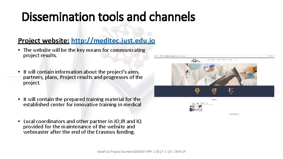 Medi Tec WP 5 Dissemination Exploitation and Sustainability