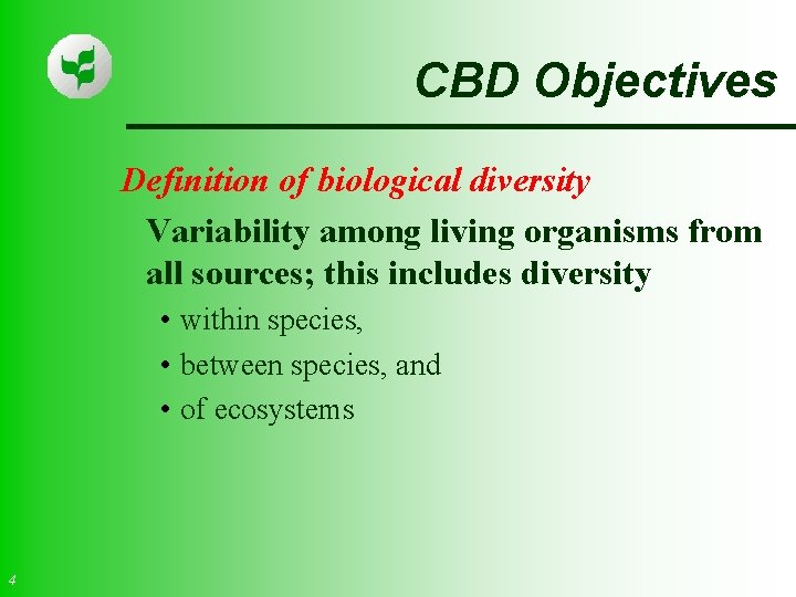 Technology Transfer under the CBD Opportunities for Cooperation