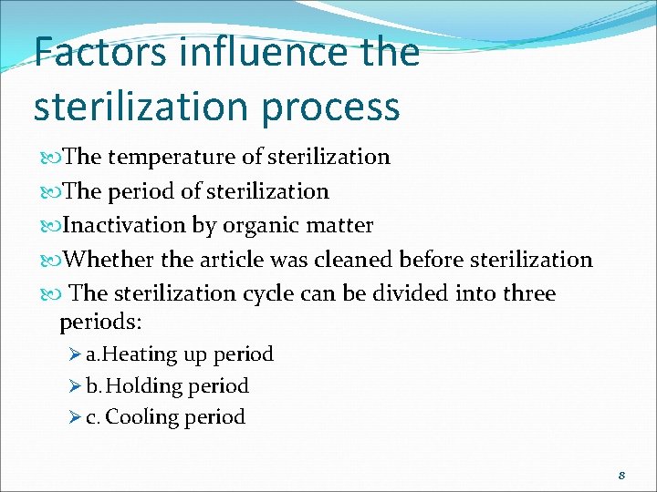 CENTRAL STERILIZATION AND SUPPLIES DIVISION Infection Control Nursing