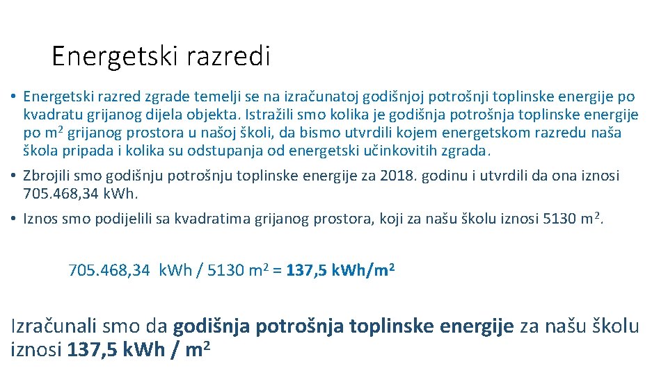 Temperature zraka i utroak energenata O Antun Mihanovi