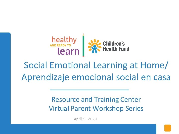 Social Emotional Learning at Home Aprendizaje emocional social
