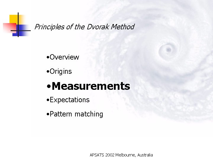 Principles of the Dvorak Method Andrew Burton Severe