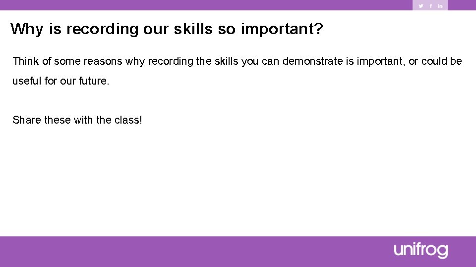 Teacher slide Objectives Discover what competencies are why