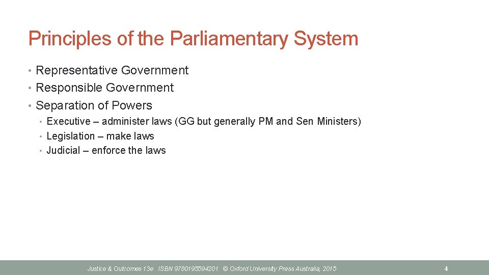 LAWMAKING THROUGH PARLIAMENT Chapter 2 Part 4 Strengths