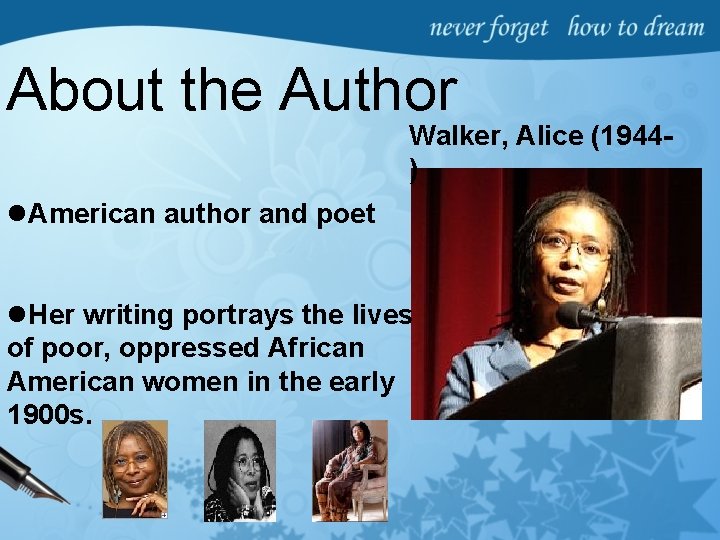 Everyday Use For Your Grandmamma By Alice Walker