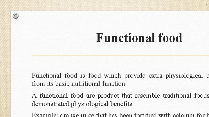 Source of Biomolecules Fruits and vegetable as functional