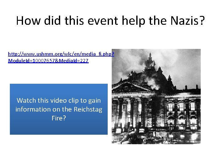 Hitlers position in January 1933 TipWho are the