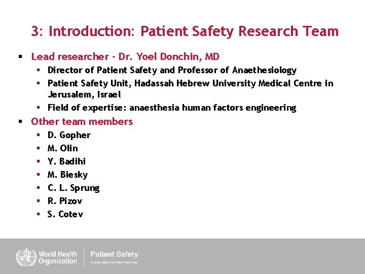 Introduction to Patient Safety Research Presentation 2 Measuring