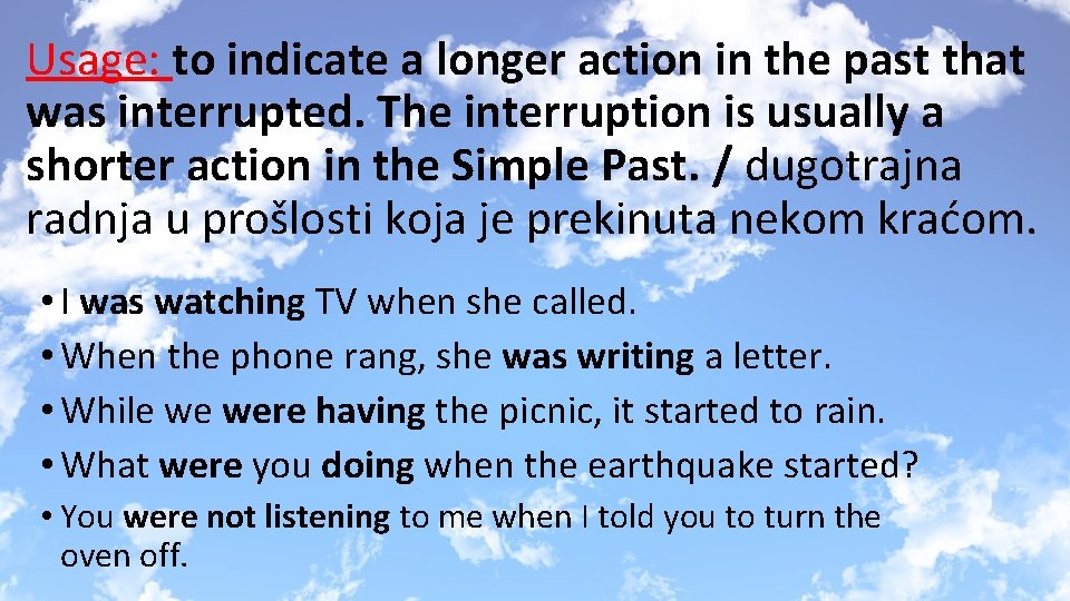 PAST SIMPLE SUBJECT Ved iregular verbs druga kolona