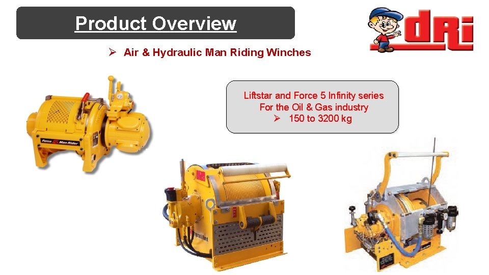 Winch Hoist Products Applications Overview ZA du Guindal