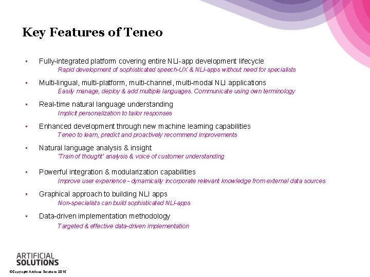 Artificial Solutions the Teneo Platform Making Technology Think
