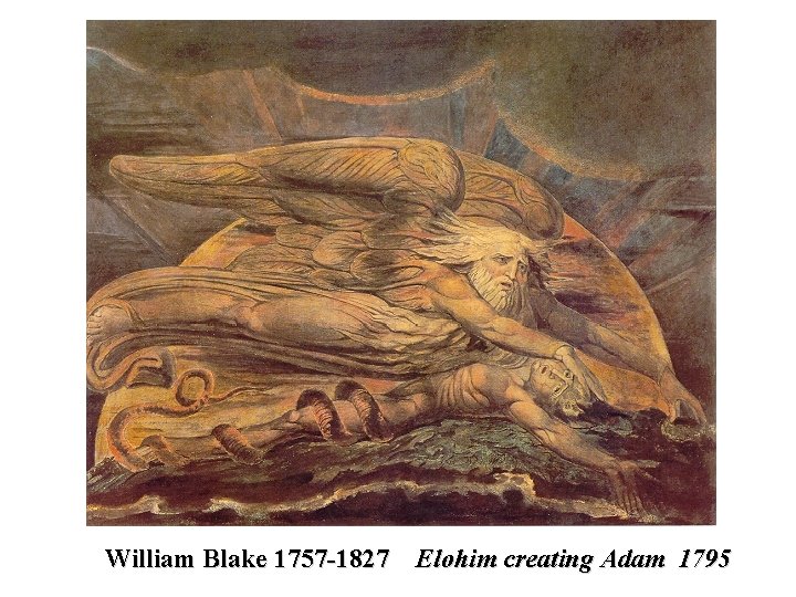 William Blake 1757 1827 Elohim creating Adam 1795