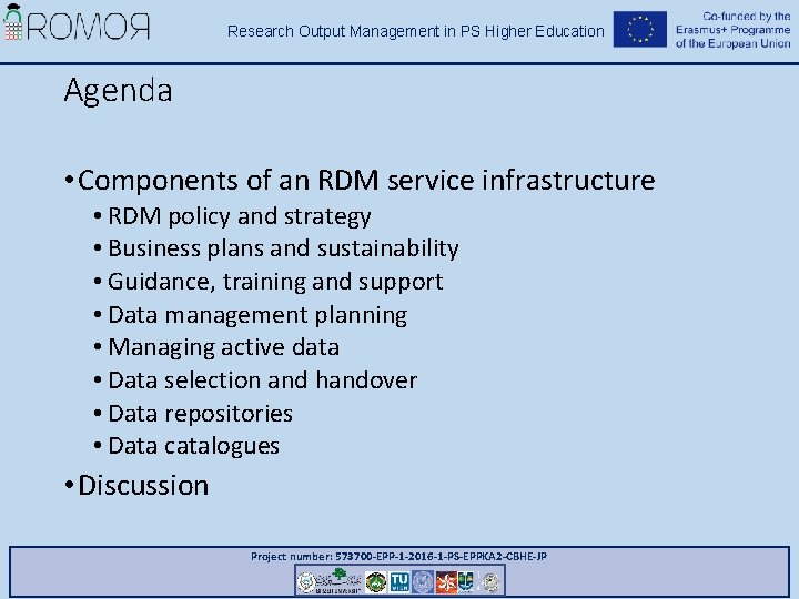 Research Outputs Management What services are involved Basic