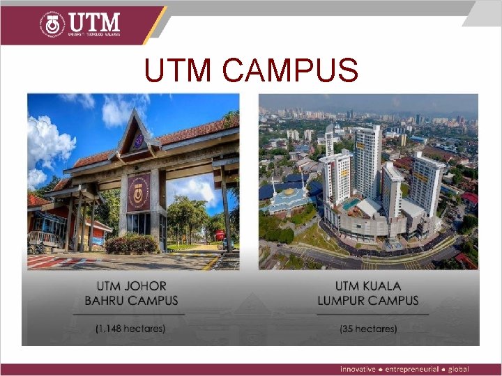 GUIDELINES FOR NEW STUDENTS DEGREE PROGRAMME UTM SEMESTER