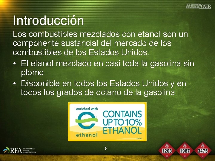 Mdulo 2 Etanol y Combustibles mezclados con Etanol